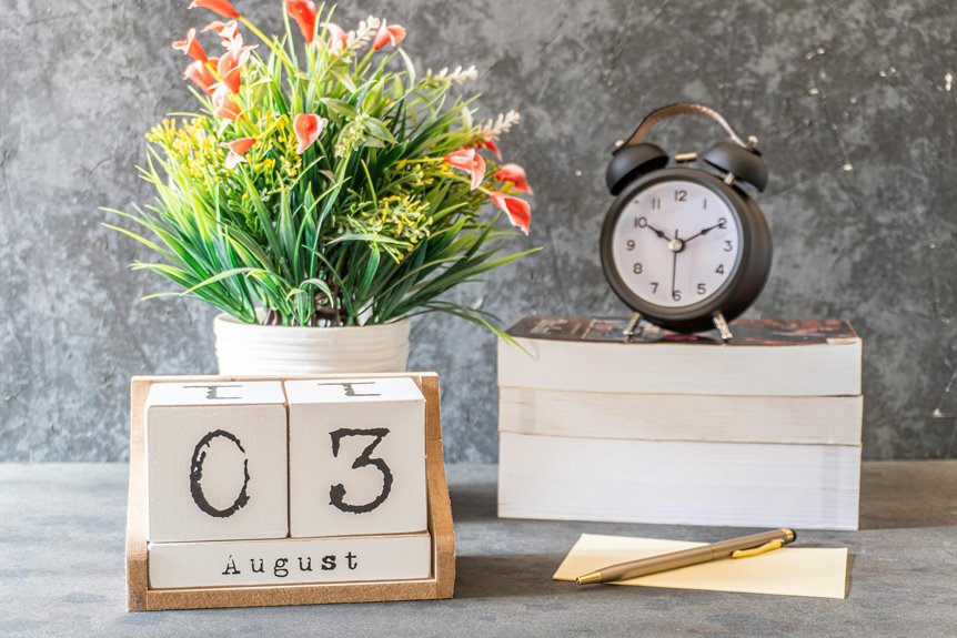 Small Clocks With Date Display: Stay Organized - Improve Workspace
