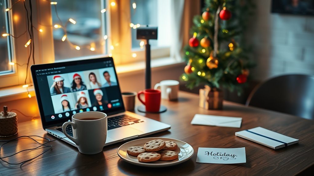 Online Christmas Ideas for Teams Working From Home - Improve Workspace