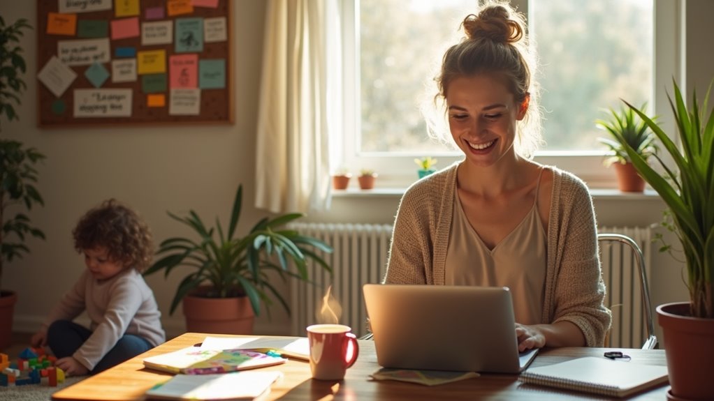 Top Side Hustles for Single Moms Working From Home - Improve Workspace